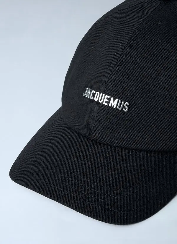 Jacquemus Logo Motif Cotton Baseball Cap