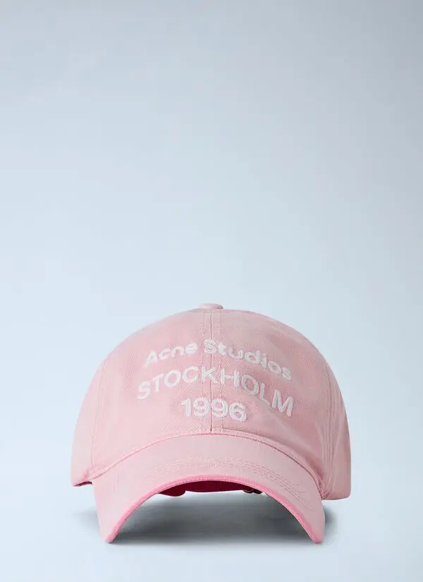 Acne Studios Washed Logo Cap