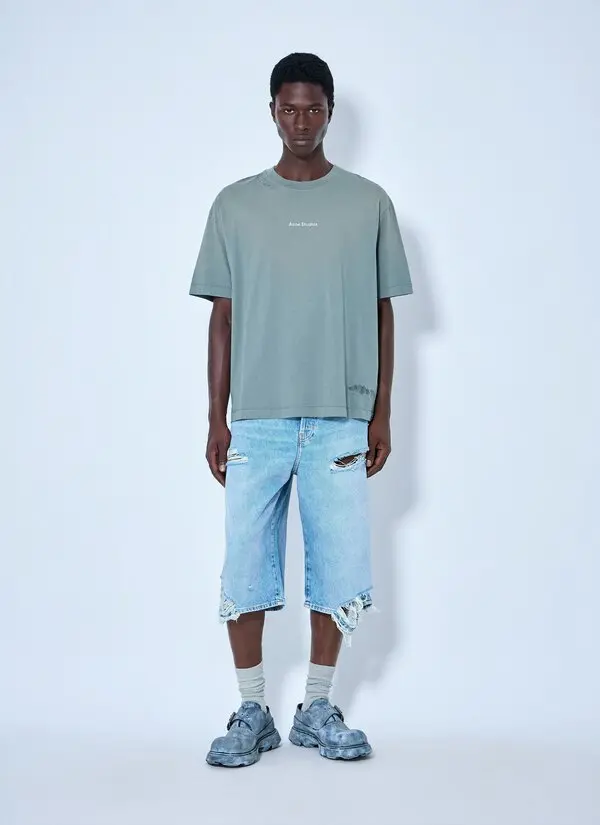 Acne Studios Logo Motif Cotton T-shirt