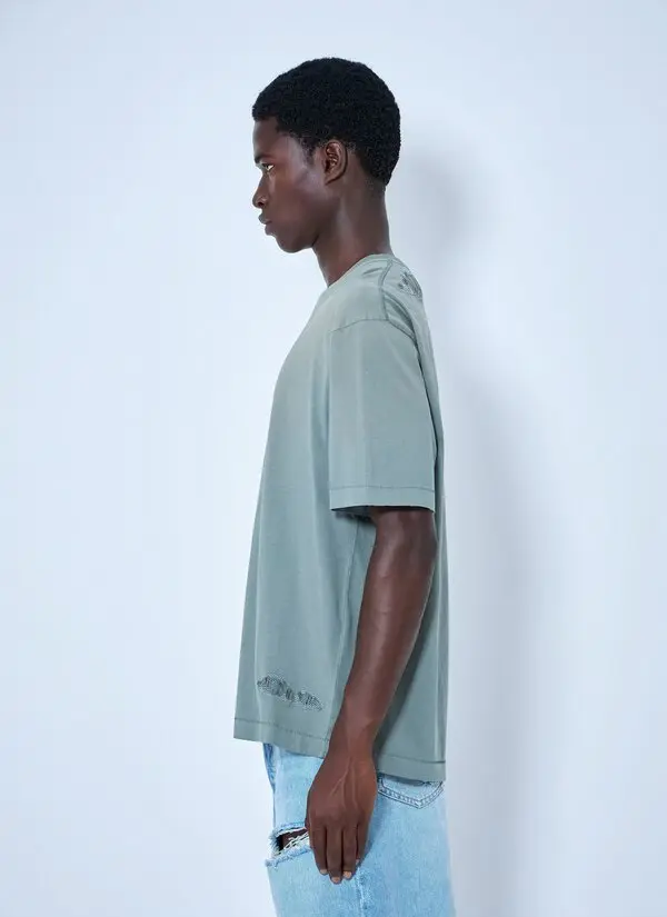 Acne Studios Logo Motif Cotton T-shirt