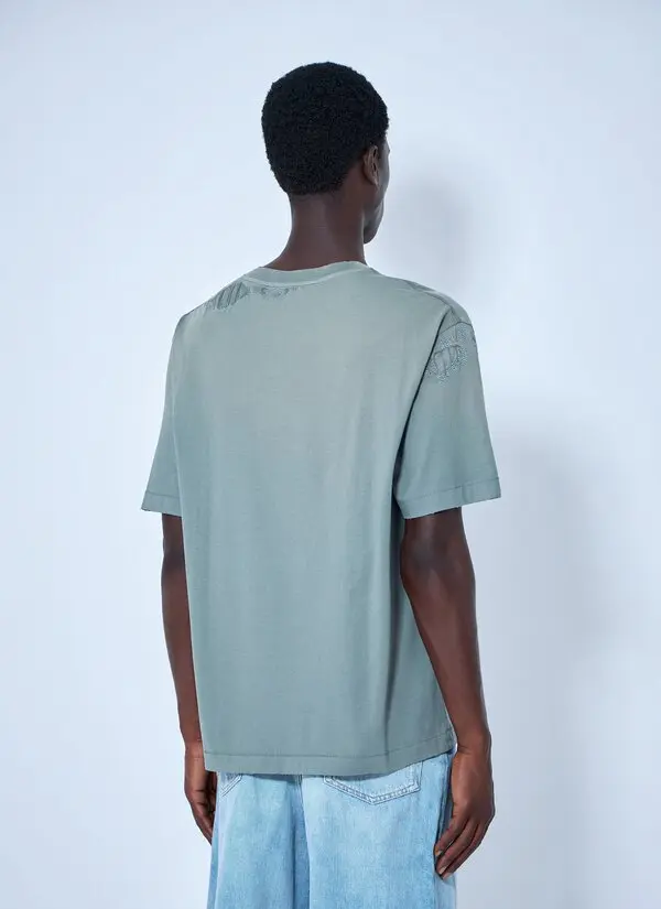 Acne Studios Logo Motif Cotton T-shirt
