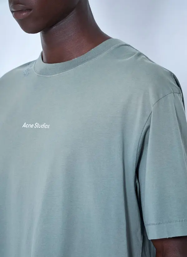 Acne Studios Logo Motif Cotton T-shirt