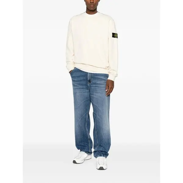 Stone Island Neutrals Sweaters & Knitwear Sweatshirts - Cream