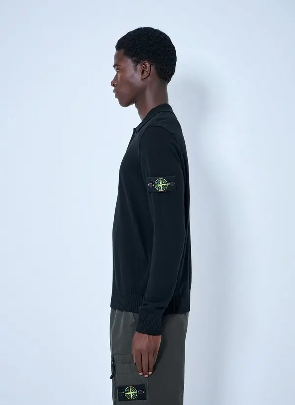 Stone Island Long Sleeve Polo Knit