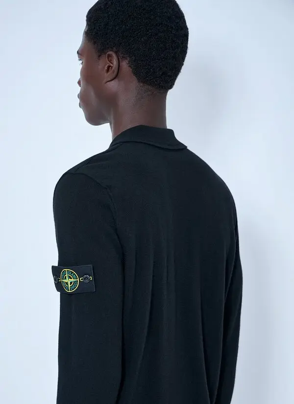 Stone Island Long Sleeve Polo Knit