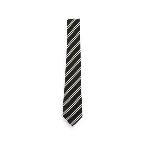 Saint Laurent Diagonal Stripe Neck Tie