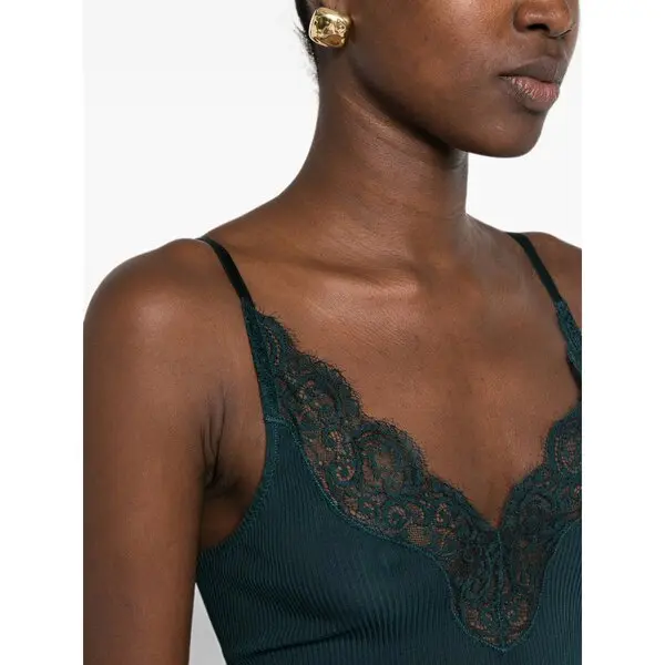 Saint Laurent Neutrals Tops Vests & Tank Tops