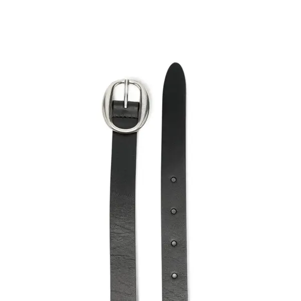 Saint Laurent Oval Buckle Belt