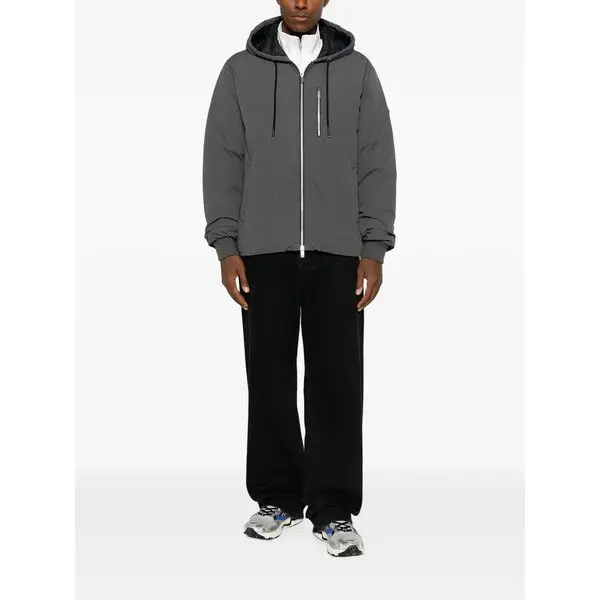 Moose Knuckles Grey Jackets Hooded Jackets - Gray