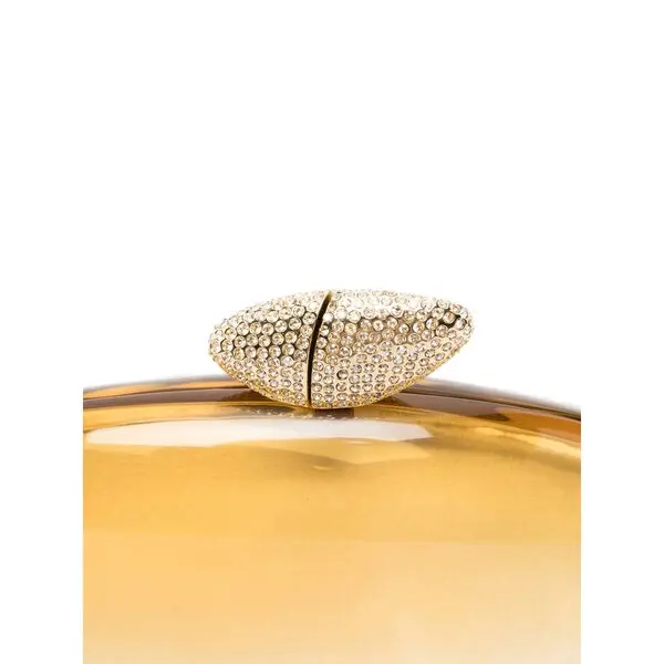 Benedetta Bruzziches Embellished Crystal Clasp Clutch Bag