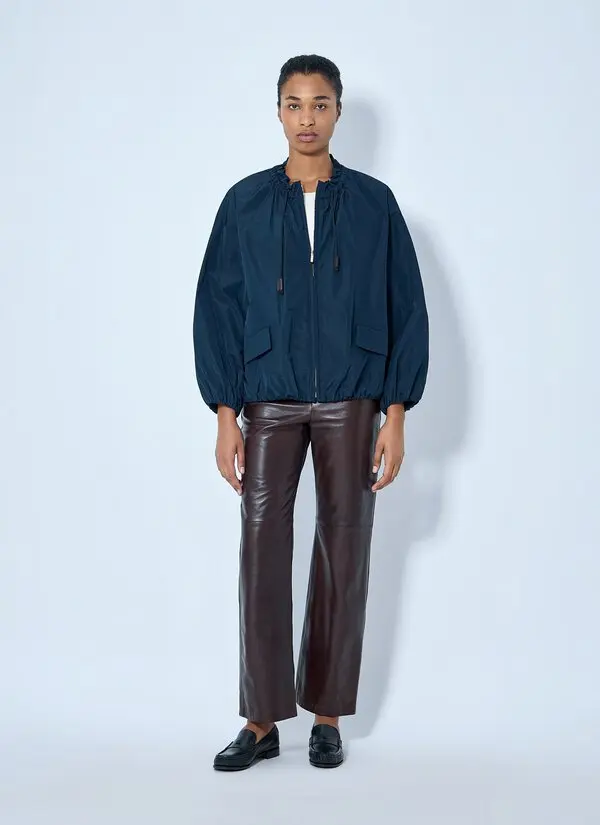 Max Mara Leather Wide-leg Trousers