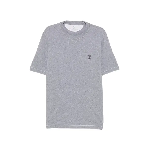 Brunello Cucinelli Grey T-shirts & Vests T-shirts