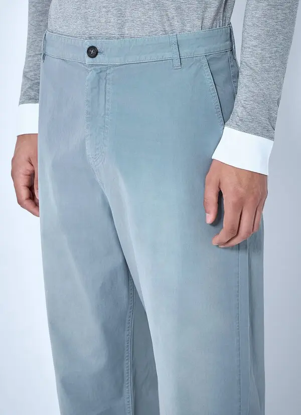 Miu Miu Garment-dyed Twill Pants - Gray
