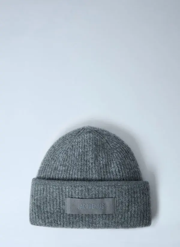 Jacquemus Logo Motif Beanie Hat