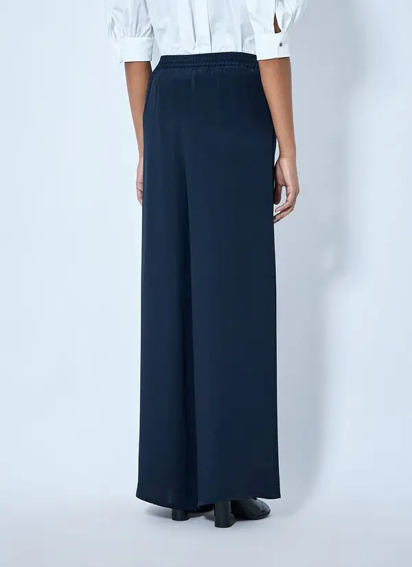 Max Mara Wide-leg Silk Trousers