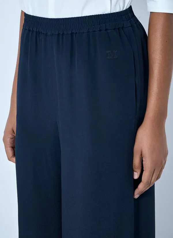 Max Mara Wide-leg Silk Trousers