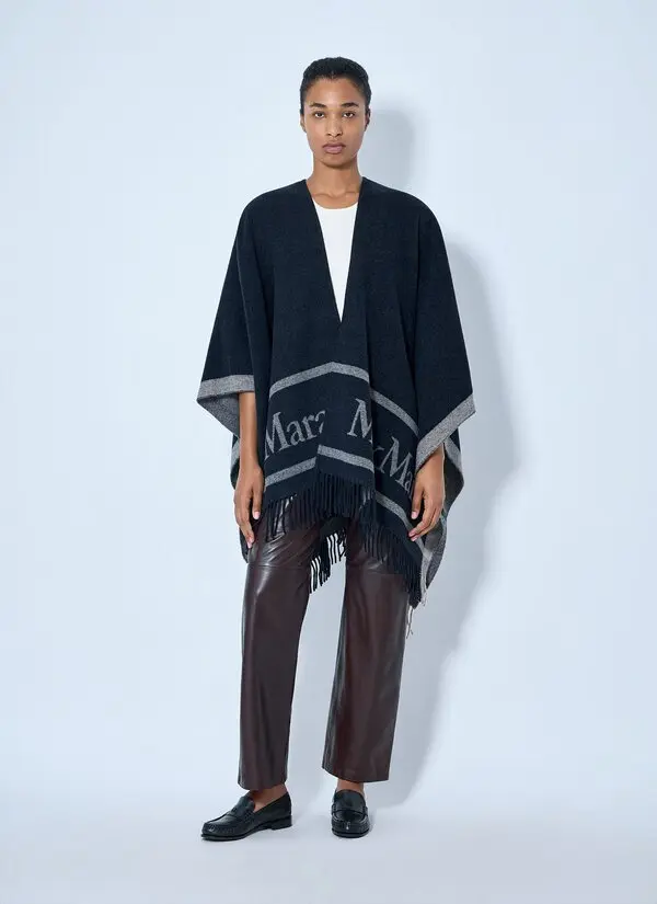 Max Mara Fringed Wool Wrap