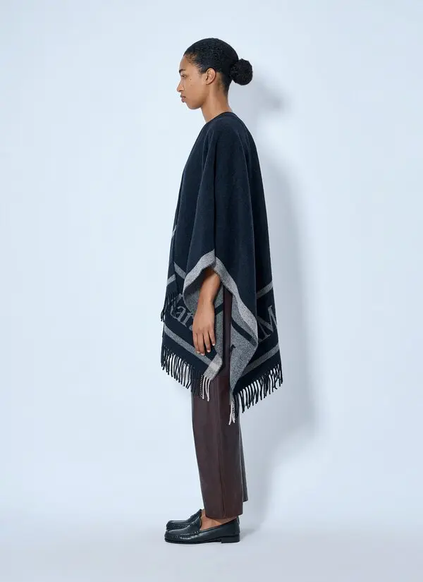 Max Mara Fringed Wool Wrap
