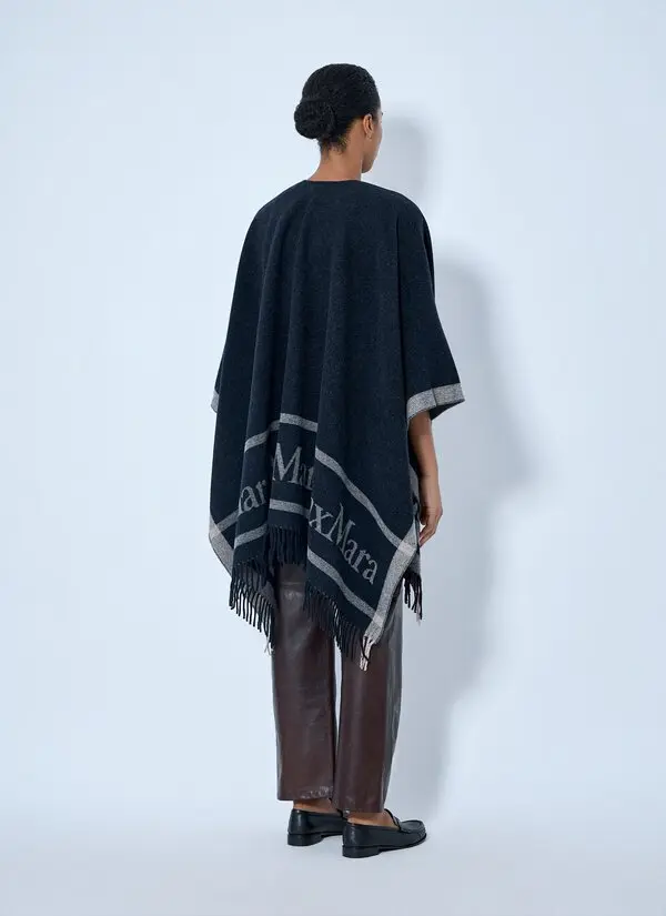 Max Mara Fringed Wool Wrap