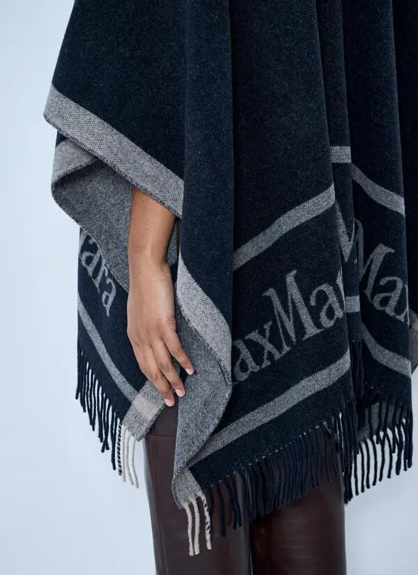 Max Mara Fringed Wool Wrap
