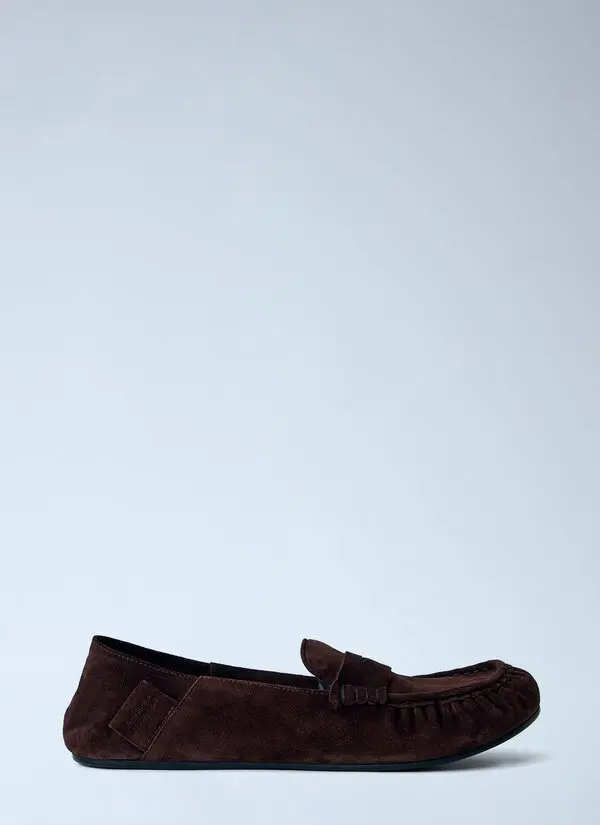 Acne Studios Suede Saddle Loafers