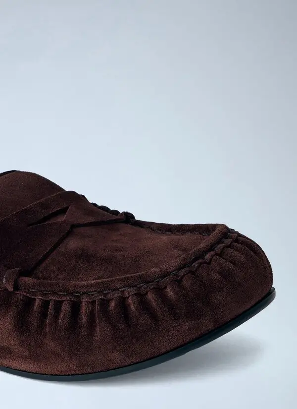 Acne Studios Suede Saddle Loafers