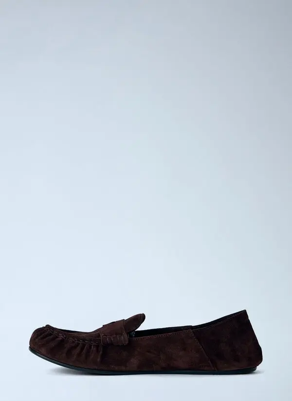 Acne Studios Suede Saddle Loafers