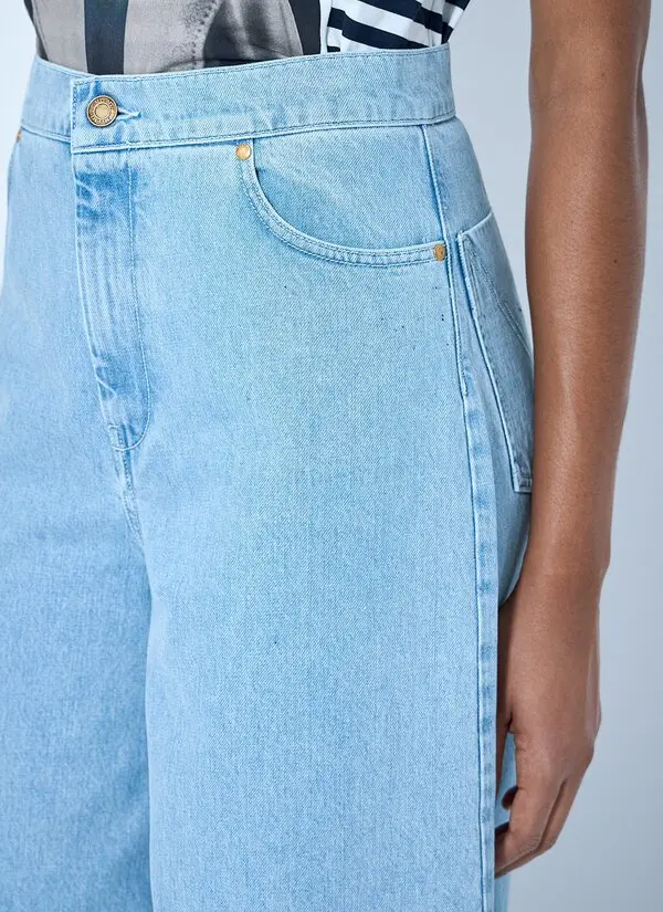 Max Mara Wide-leg Denim Trousers