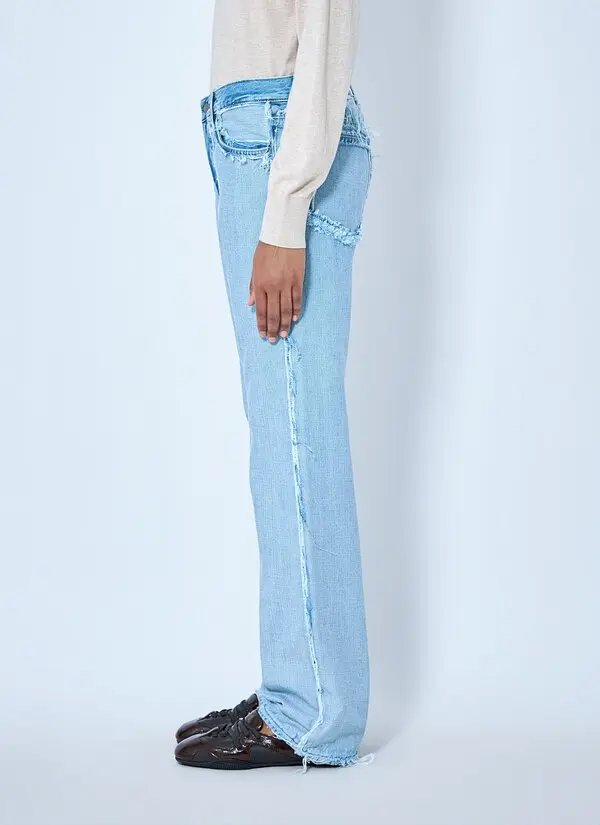 Acne Studios Frayed Seam Denim Jeans