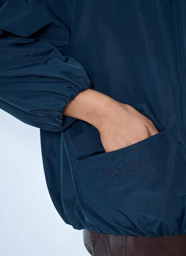 Max Mara Water-repellent Taffeta Bomber Jacket