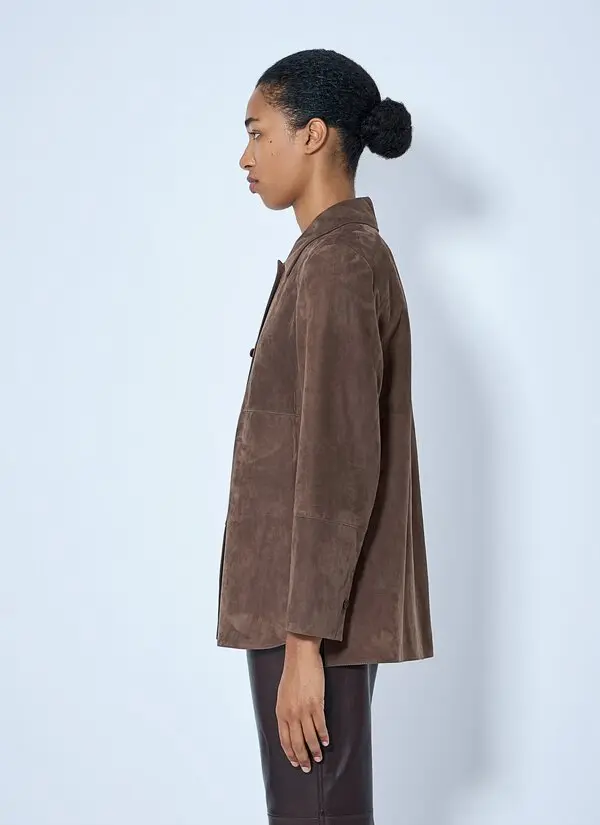 Max Mara Suede Shirt Jacket