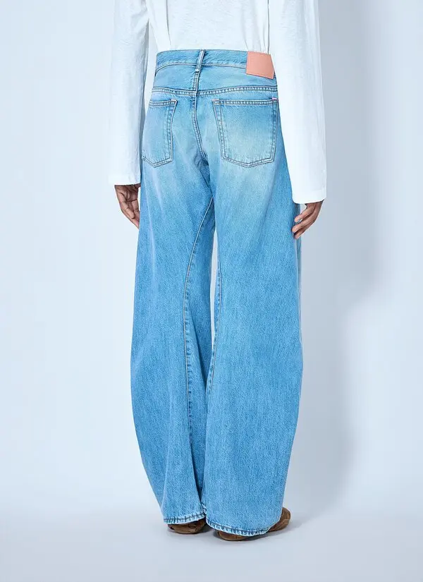 Acne Studios 2006f Distressed Wide Leg Jeans