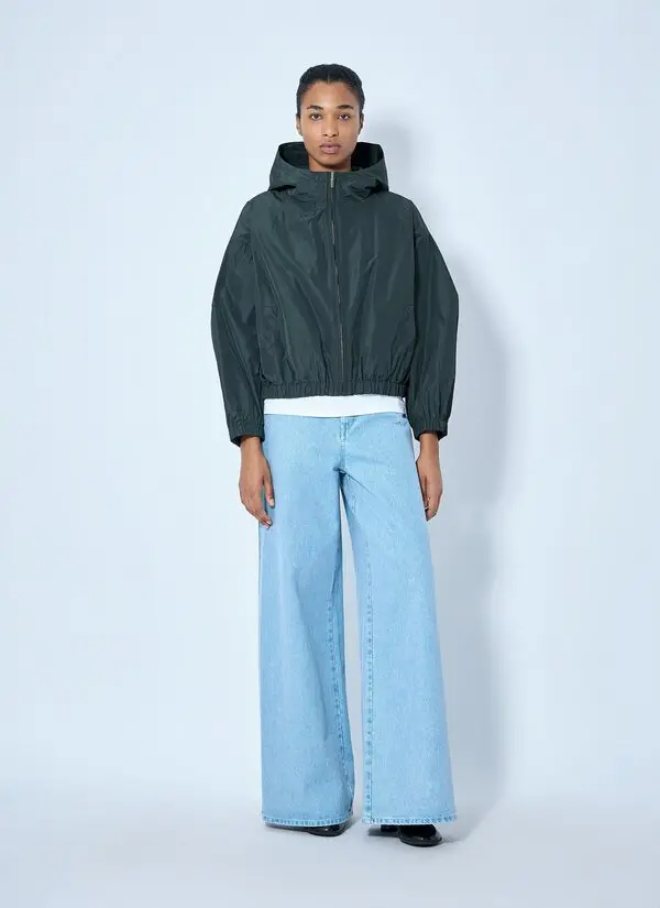 Max Mara Hooded Zip Jacket - Green