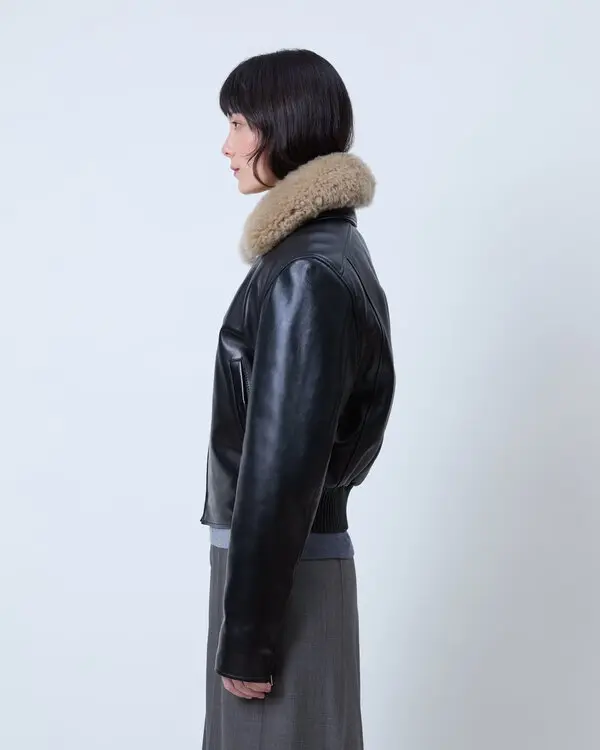 Phoebe Philo Cropped Aviator Jacket
