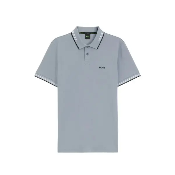 BOSS Grey Polo Shirts