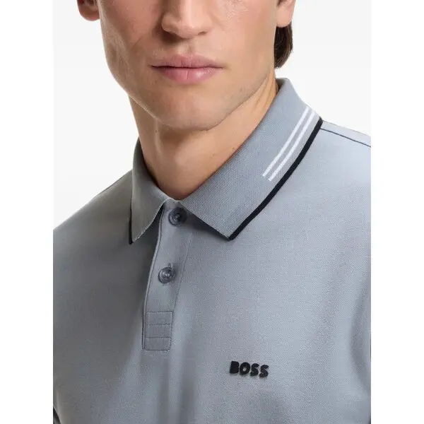 BOSS Grey Polo Shirts