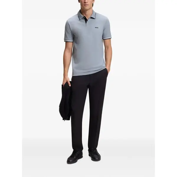 BOSS Grey Polo Shirts