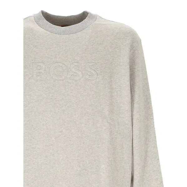 BOSS Grey Sweaters & Knitwear Sweatshirts