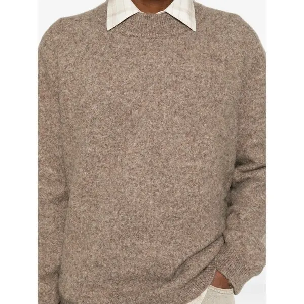 A.p.c. Crew Neck Sweater - Brown