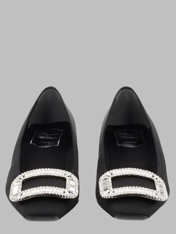 ROGER VIVIER Embellished Buckle Ballet Flats