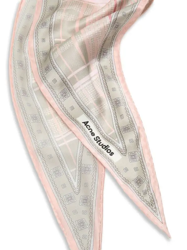 Acne Studios Printed Silk Headband