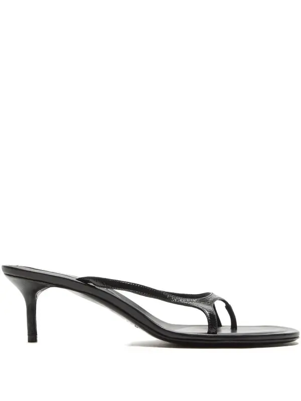Acne Studios Leather Thong Sandals
