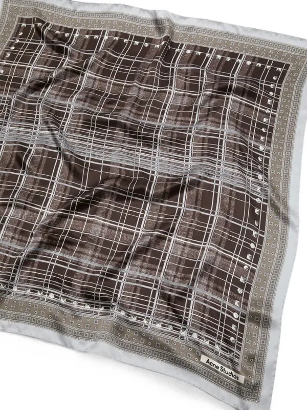 Acne Studios Printed Silk Foulard