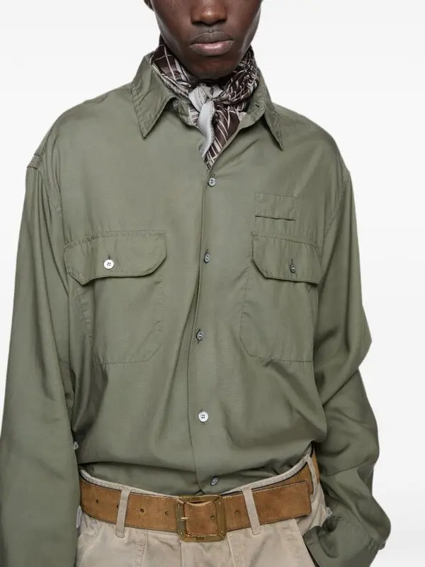 Acne Studios Printed Silk Foulard