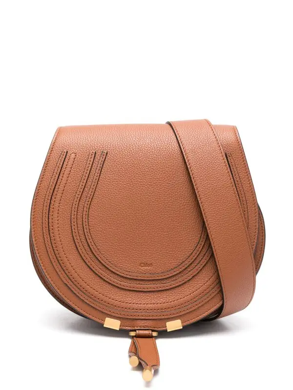 Chloé Marcie Leather Saddle Bag