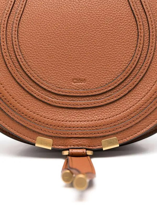 Chloé Marcie Leather Saddle Bag - Multicolor