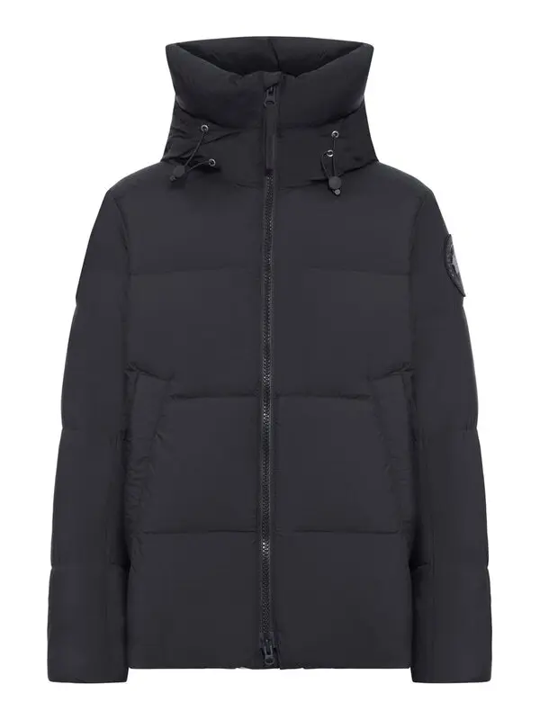 Canada Goose Crofton Padded Jacket In Enduraluxe - Black