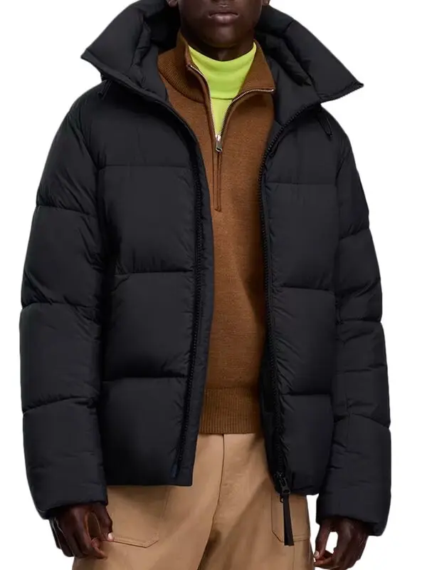 Canada Goose Crofton Padded Jacket In Enduraluxe - Black