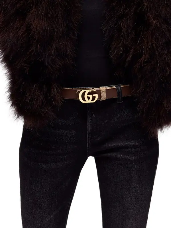 Gucci Reversible Gg Marmont Belt
