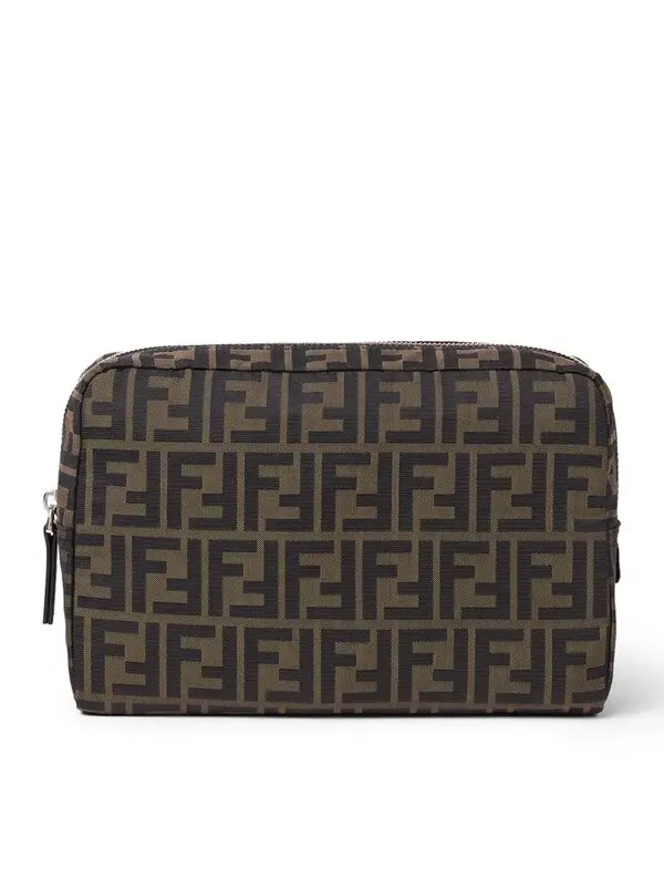 Fendi Beauty Case In Superlight Ff Zucca Fabric